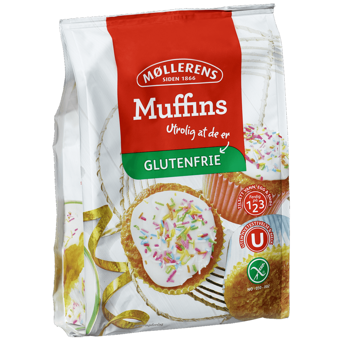 Møllerens Muffins glutenfri - Norgesmøllene